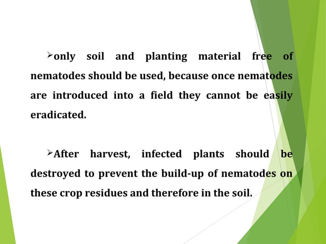 NEMA- 603 (Advances in Nematode Management) Topic: Nematode management ...