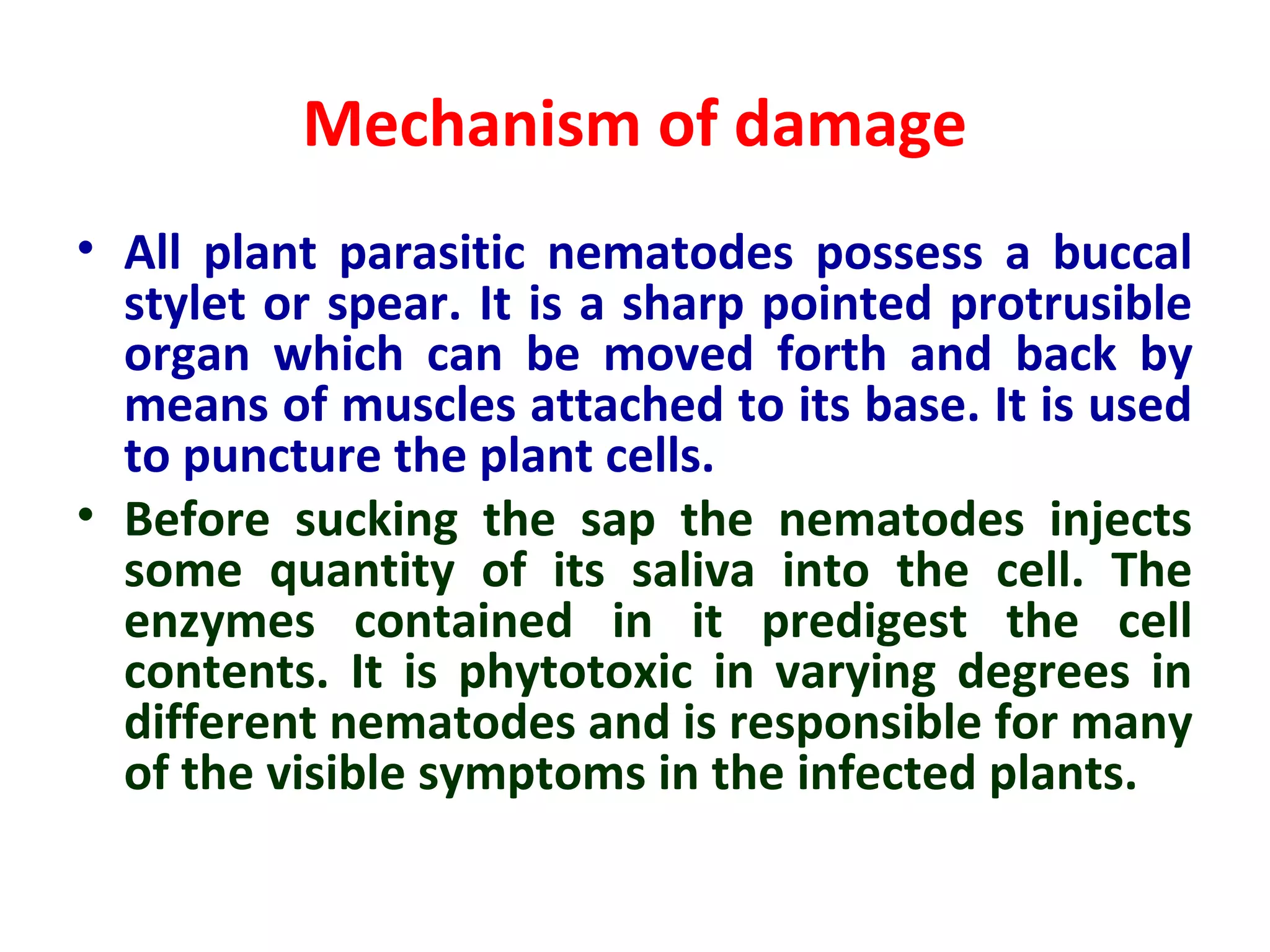 Nematodes and their Management | PPT
