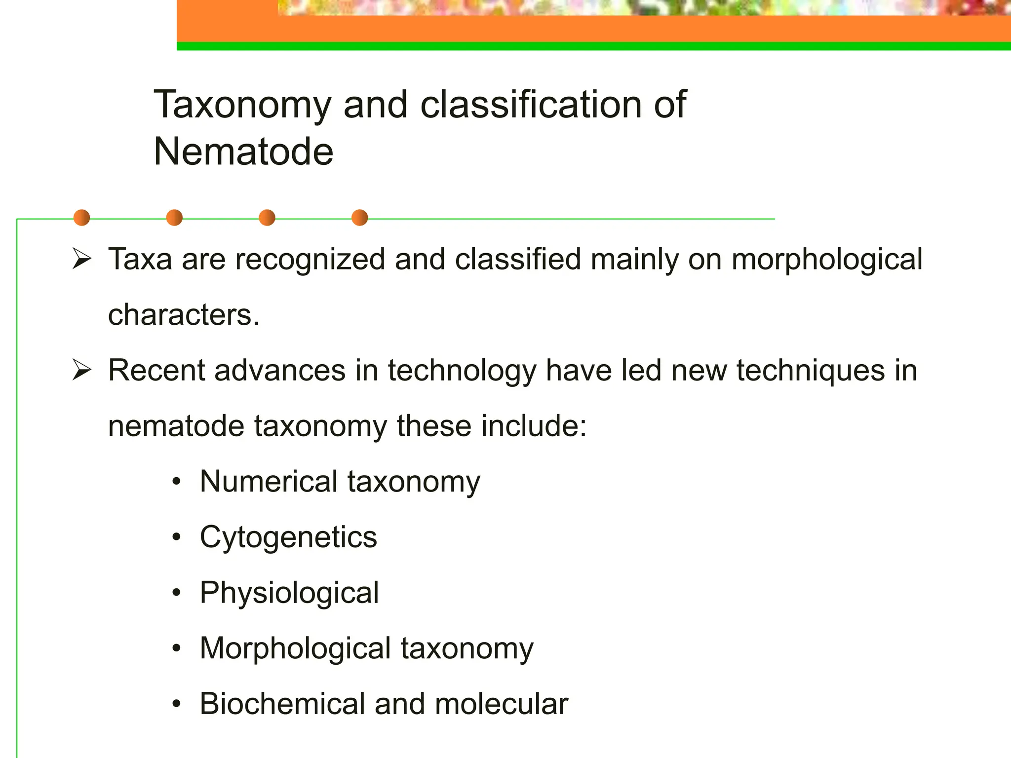 Introduction and History Nematology and Taxonomy of Plant Parasitic ...
