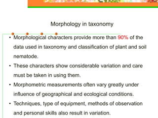 Introduction and History Nematology and Taxonomy of Plant Parasitic ...