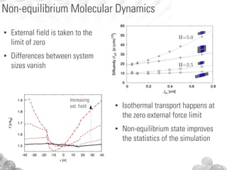RSC-CCP5 Workshop: Transport diffusion of confined fluids from equilibrium and boundary-driven ...