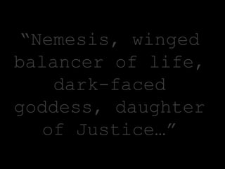 A2 film Nemesis - meaning of name | PPTX