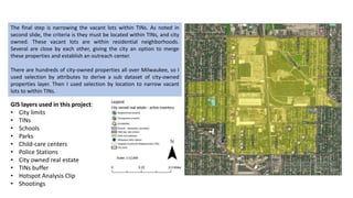 My Final GIS Project's Presentation Sides | PPTX