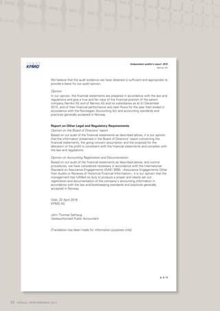 Nemko Group - Annual performance 2015 | PDF