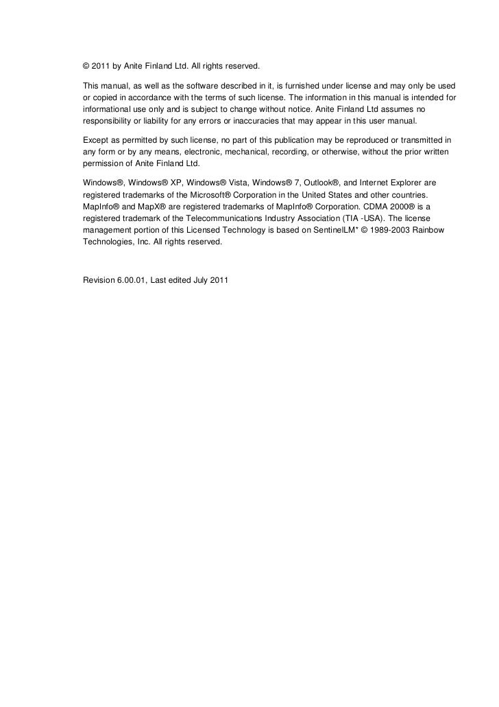 Anite`s Nemo Compact-i Product Description