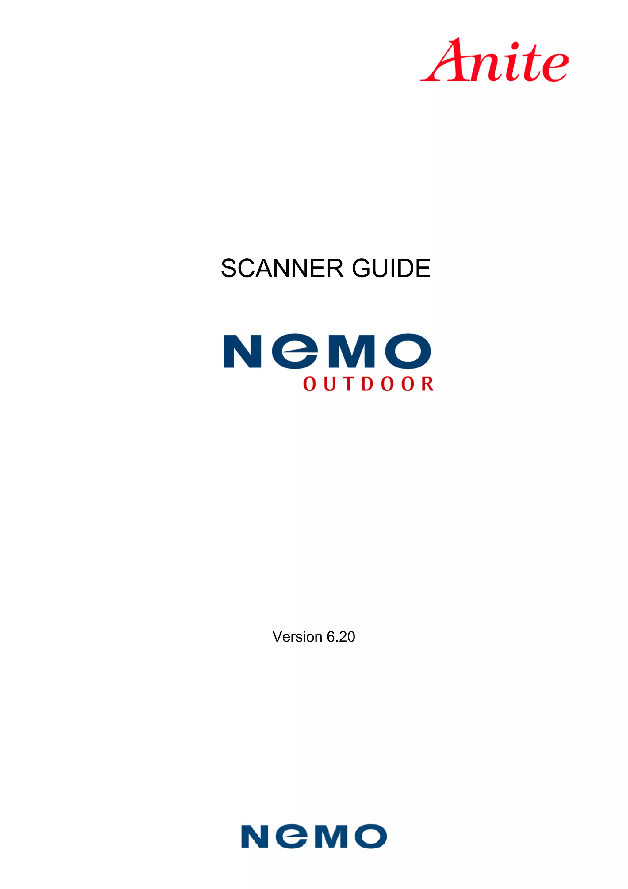 Nemo fsr1 scanner user manual | PDF
