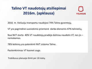 Nemokamas Vilniaus transportas | PPTX