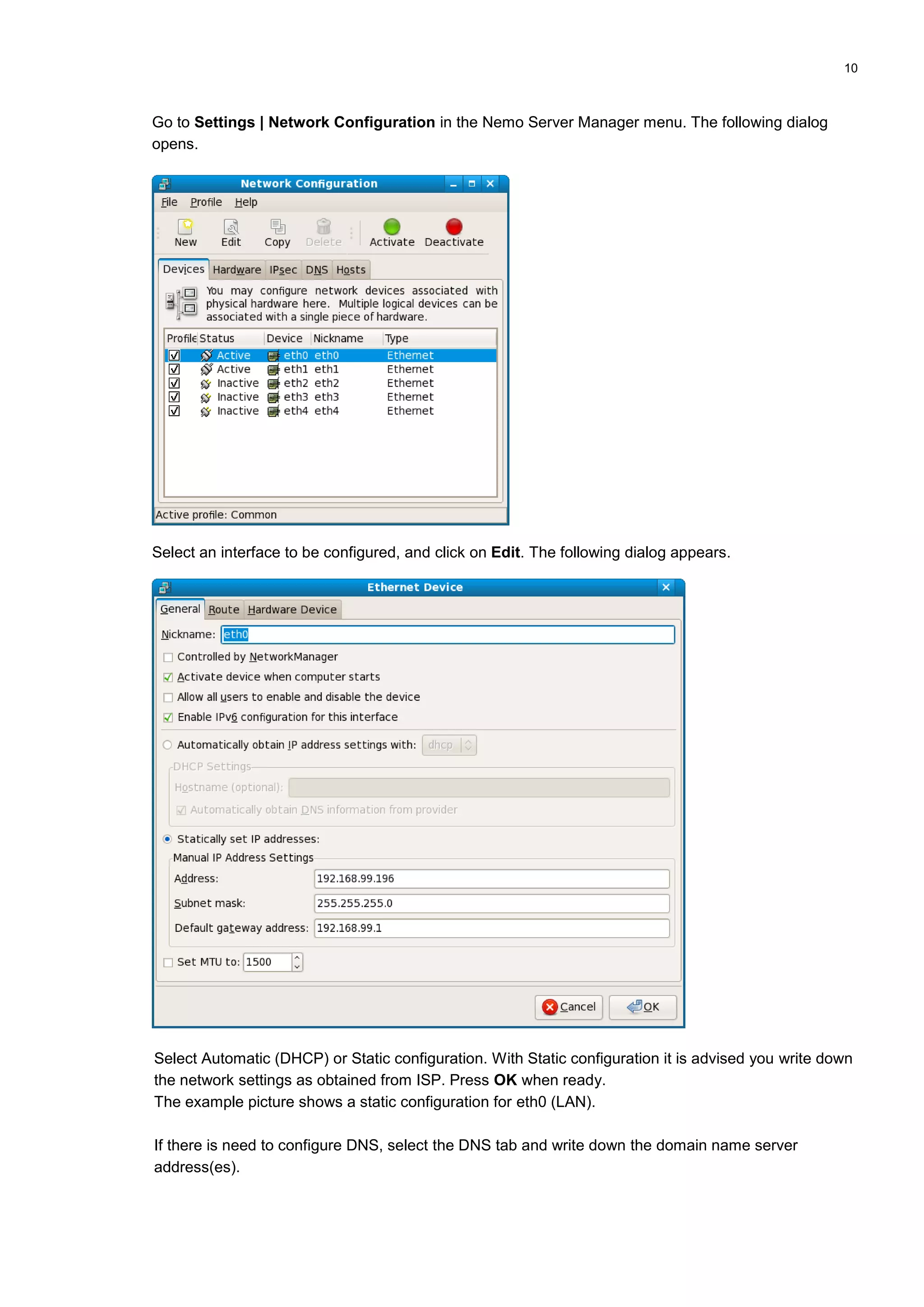 Nemo server manual_v1 | PDF