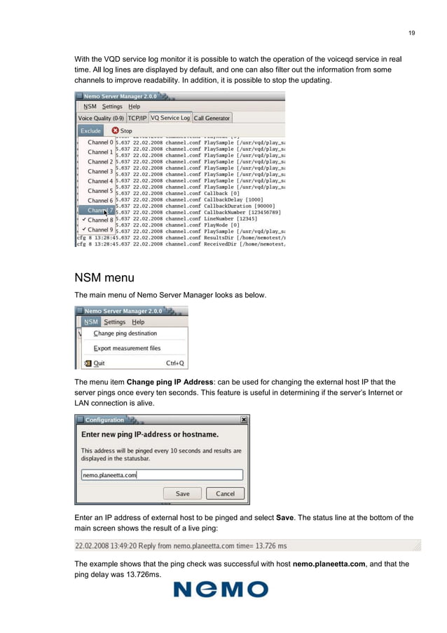 Nemo server manual_v1 | PDF | Computer Networking | Computing