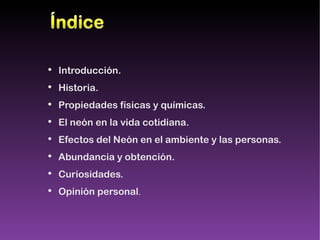 Neón | PPT