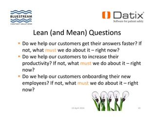 Whatever You Do, Stop It Now! Implementing Lean to Eliminate Waste | PDF