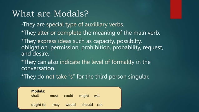 PPT-modals.pptx...- MODALS 2023 :)/...... | PPT