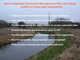 Nene Integrated Catchment Management Plan Presentation from London CaBA ...