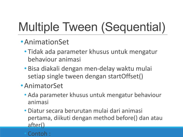 Tween Animation by Neneng | PPT