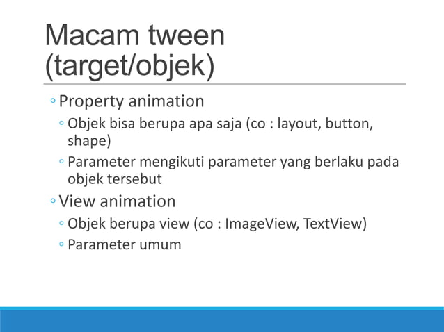 Tween Animation by Neneng | PPT