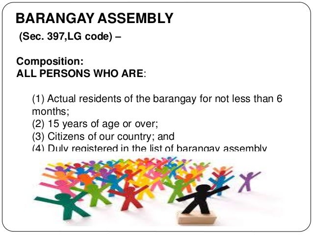Barangay Assembly Day set on March 26 for 1st sem 2016 | PIA Northern ...