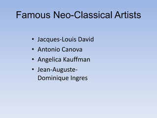Neo Classical Art | PPTX