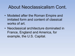 Neo Classical Art | PPTX