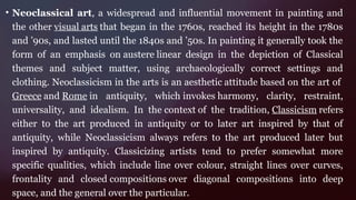 NEO-CLASSICISM MAPEH 9 powerpoint presentation | PPT