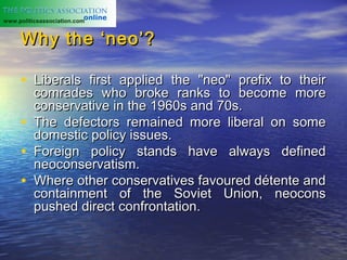 Neo conservatism | PPT