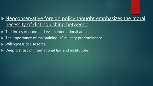 Neo conservatism | PPTX