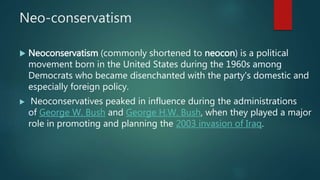 Neo conservatism | PPT | Free Download