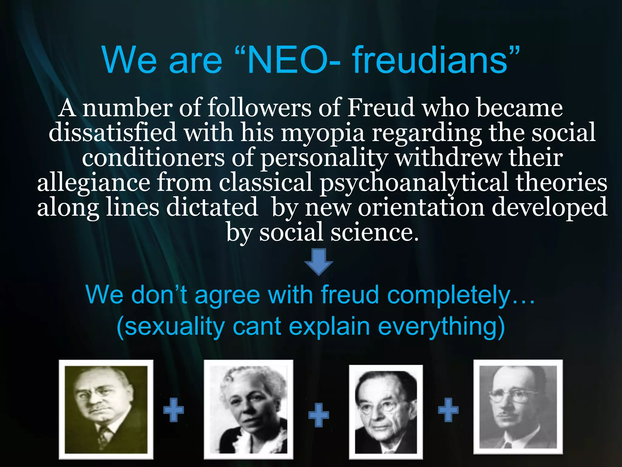 Neo freudians | PPT