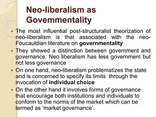 Neo liberalism | PPTX