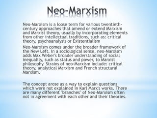 Neo-Marxism History And Theory of IR | PPTX