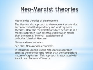 Neo-Marxism History And Theory of IR | PPTX