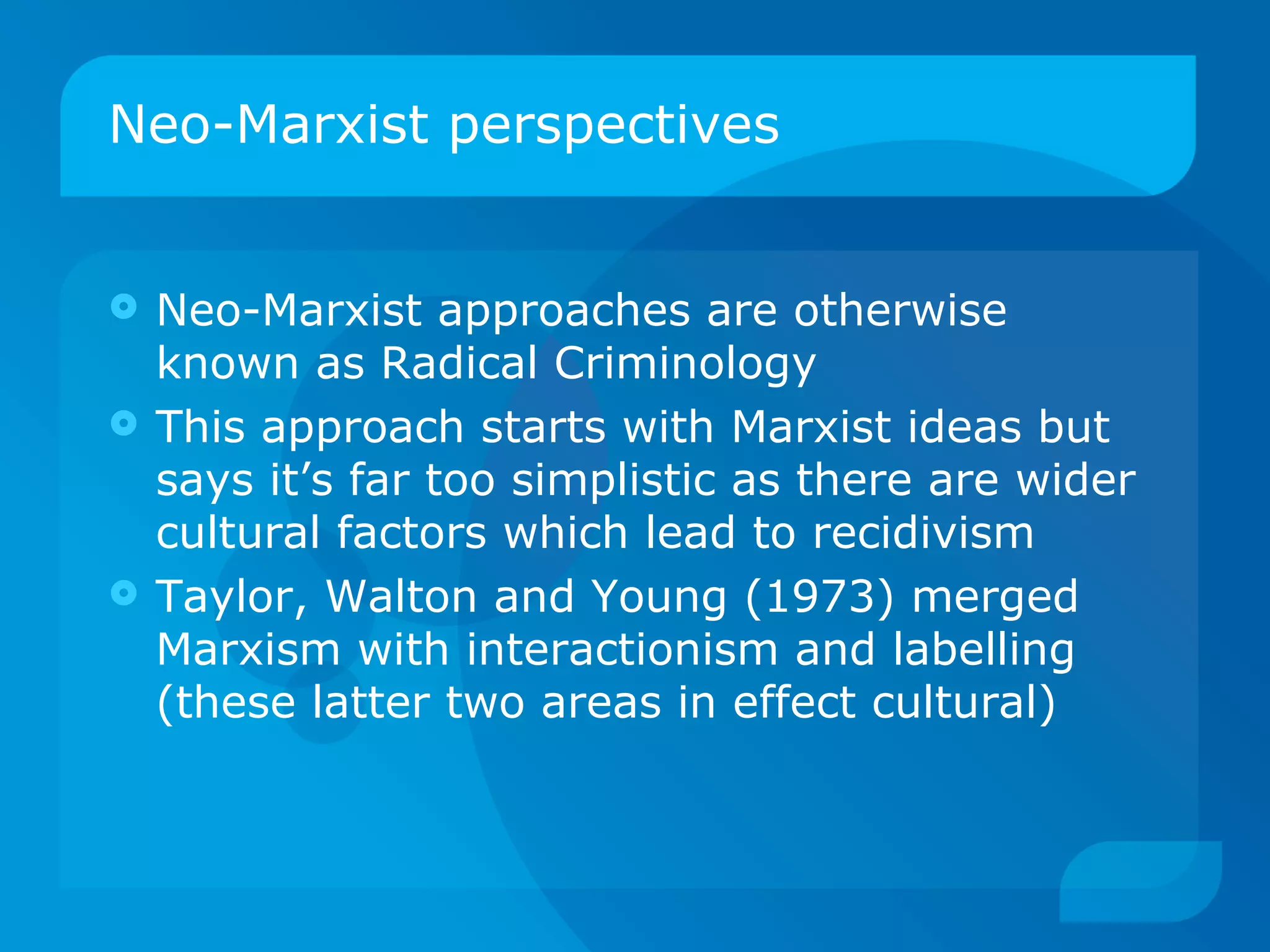 Neo marxist perspectives | PPT