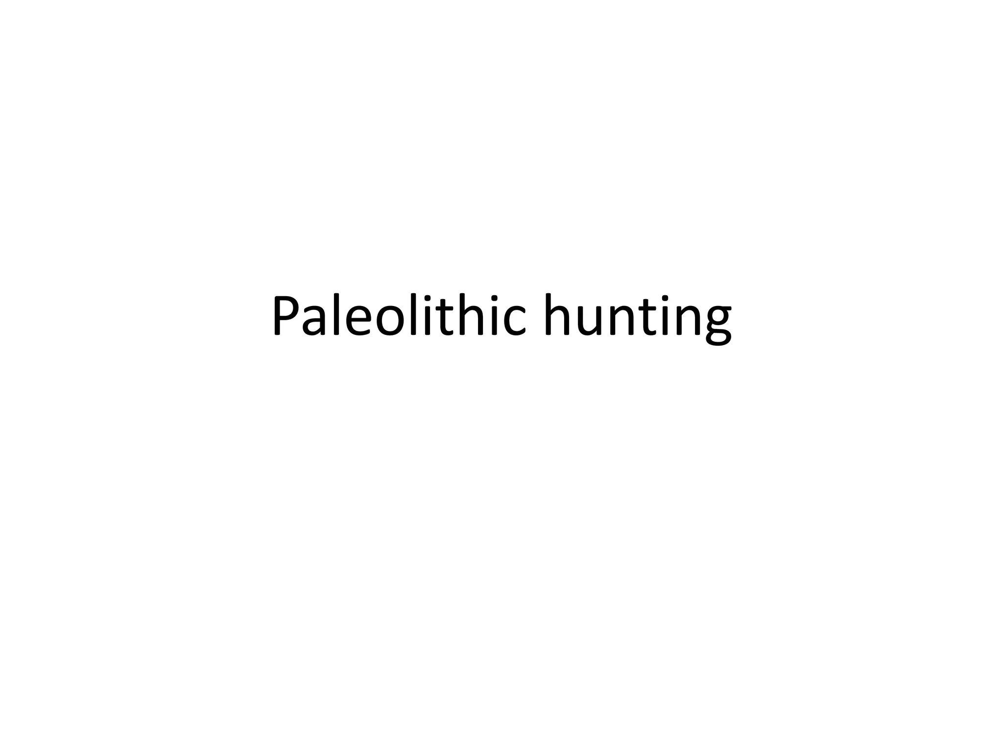 Paleolithic vs Neolithic | PPT