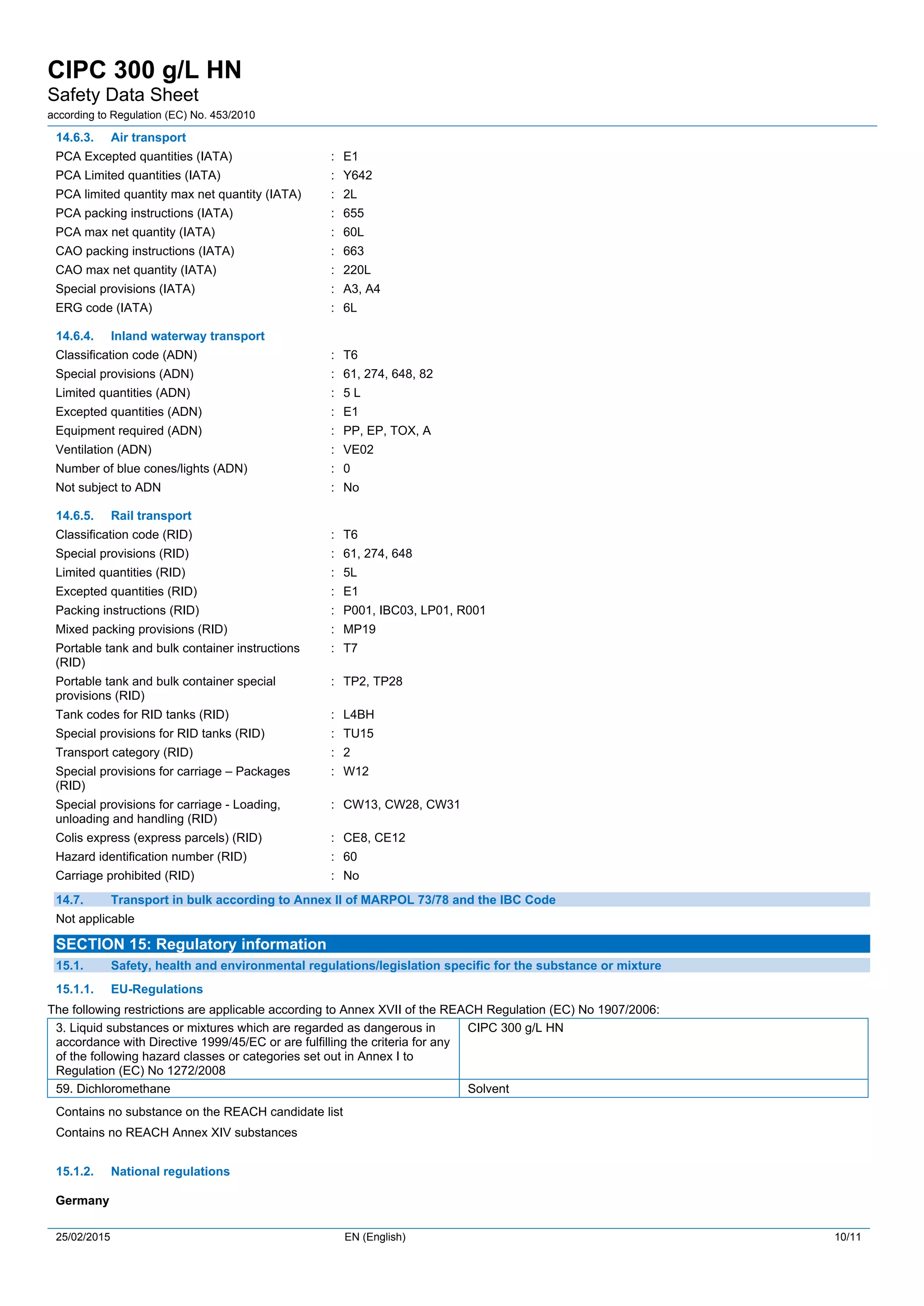 Neo stop 300 hn msds | PDF