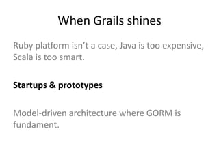 Neo4J and Grails | PPTX | Databases | Computer Software and Applications