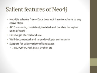 Neo4j | PPTX | Databases | Computer Software and Applications