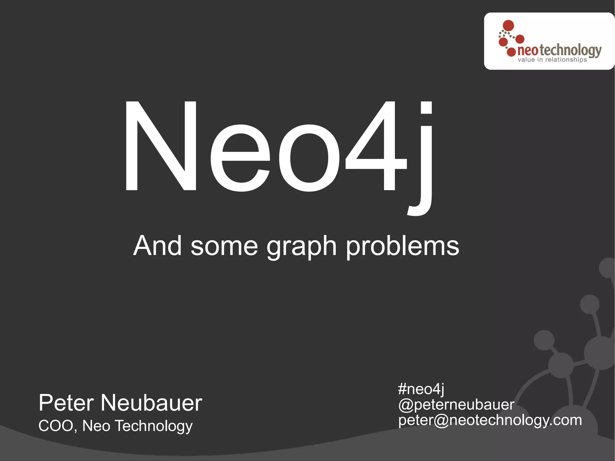 Neo4j - 5 cool graph examples | PPT