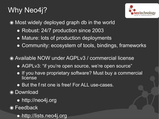 Neo4j - 5 cool graph examples | PPT