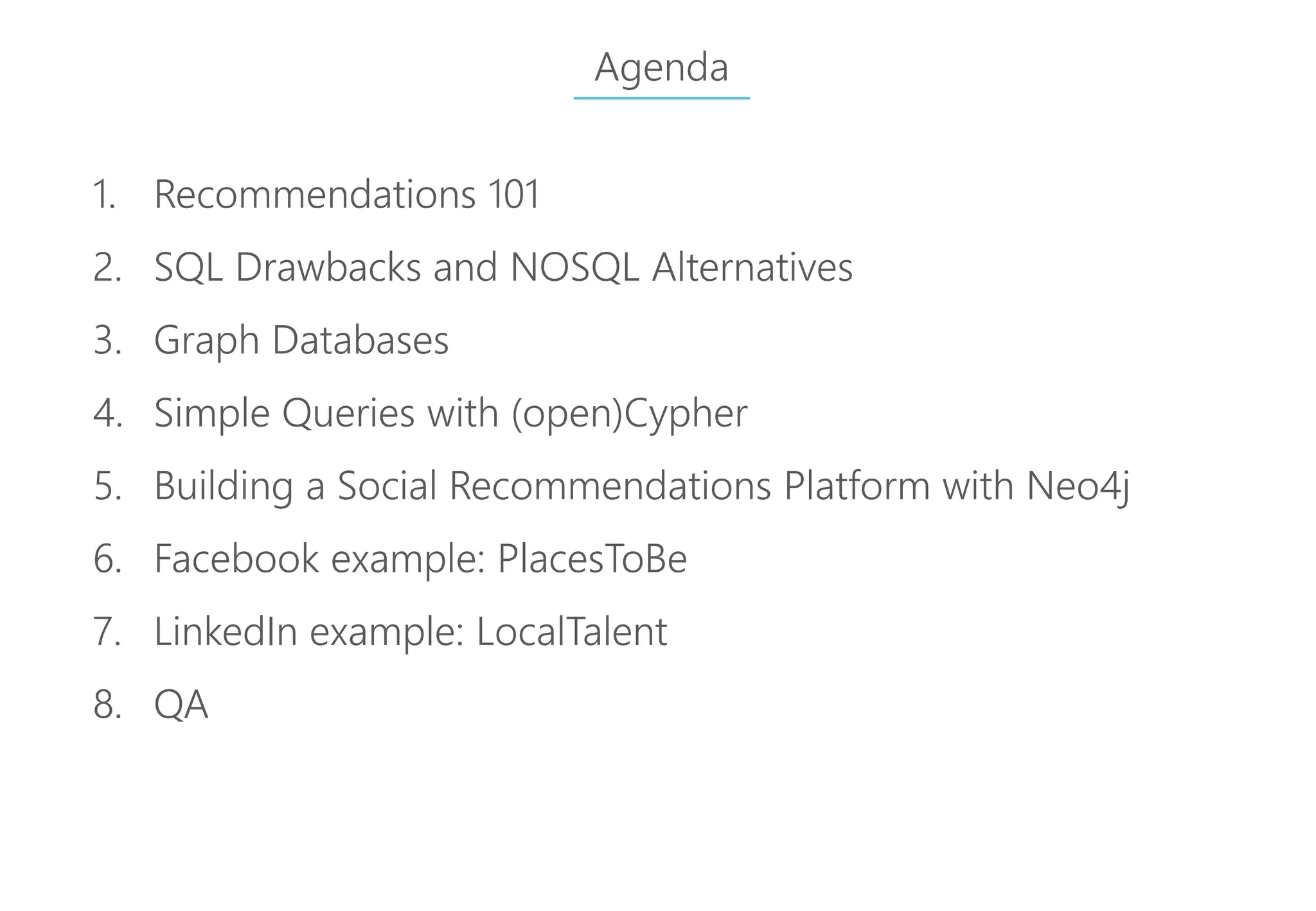 Recommendations And Statistics With Graph Databases Ppt