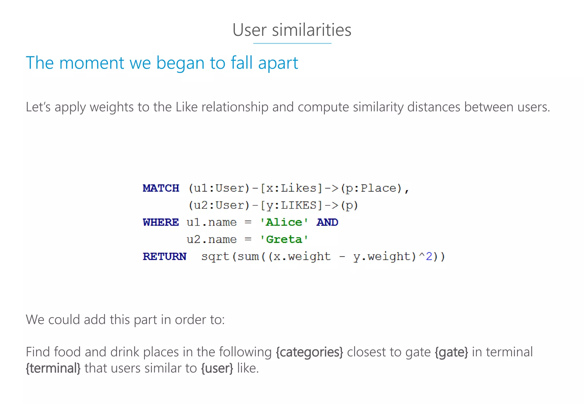 Recommendations And Statistics With Graph Databases Ppt