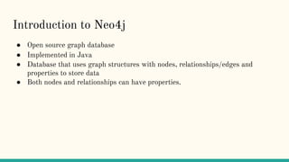 Neo4j graph database | PPTX | Databases | Computer Software and ...