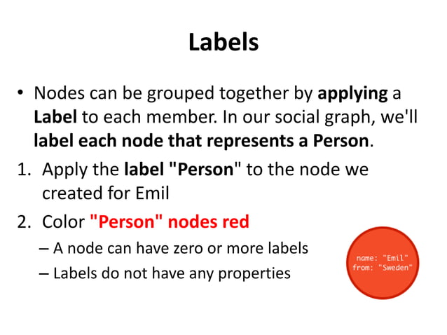 Neo4j Introduction Basics Cypher Rdbms To Graph Ppt