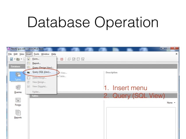 Neo4j: JDBC Connection Case Using LibreOffice | PDF