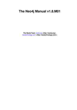 Neo4j manual-milestone | PDF