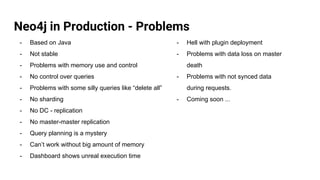 Neo4j after 1 year in production | PPT