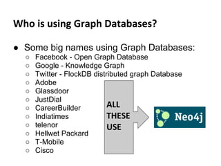 Getting started with Graph Databases & Neo4j | PPT