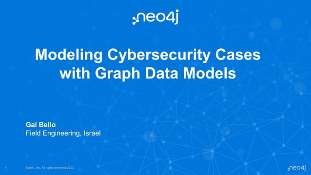 Modeling Cybersecurity with Neo4j, Based on Real-Life Data Insights | PDF