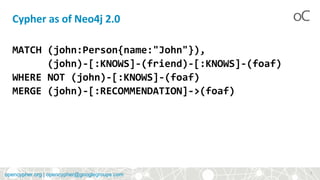 How openCypher is implemented in Neo4j | PDF | Databases | Computer Software and Applications