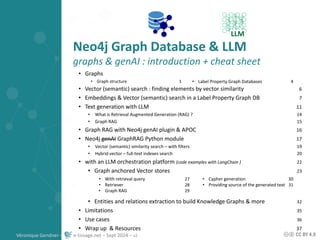 Neo4j Graph DB & LLM.graphs & genAI introduction & cheatsheet.with ...