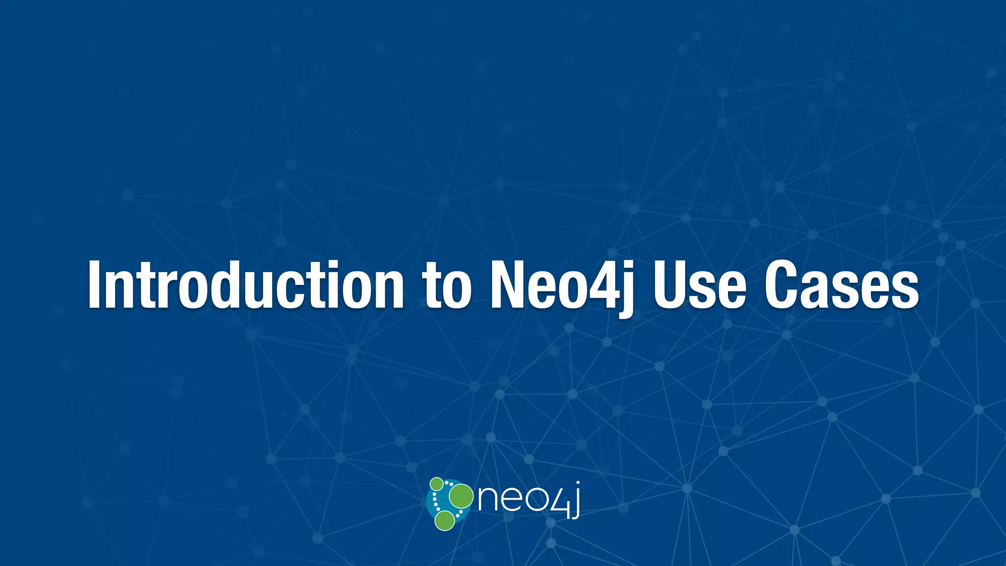 Neo4j graphs in government | PPT