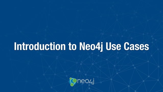 Neo4j graphs in government | PPT